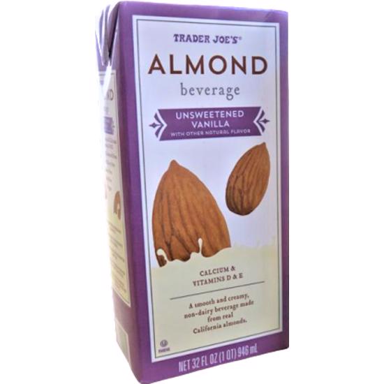 Trader Joe S Unsweetened Almond Milk Nutrition Facts | Besto Blog